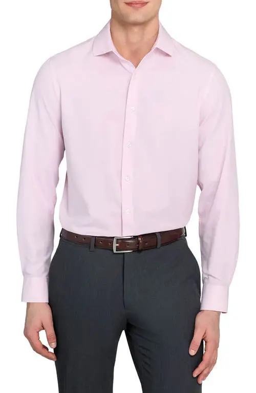 W.R.K Slim Fit Solid Performance Dress Shirt - Pink