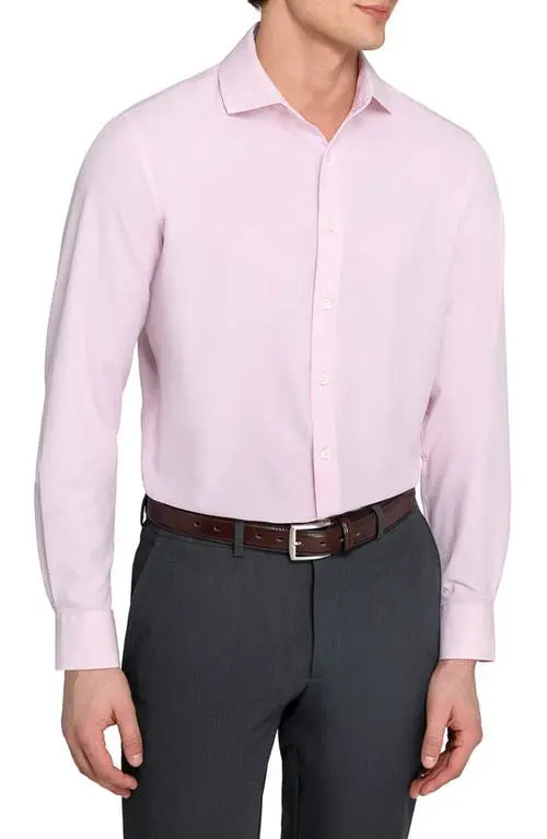 W.R.K Slim Fit Solid Performance Dress Shirt - Pink