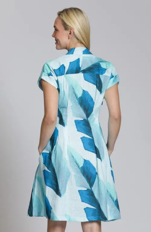 APNY Seersucker Shirtdress