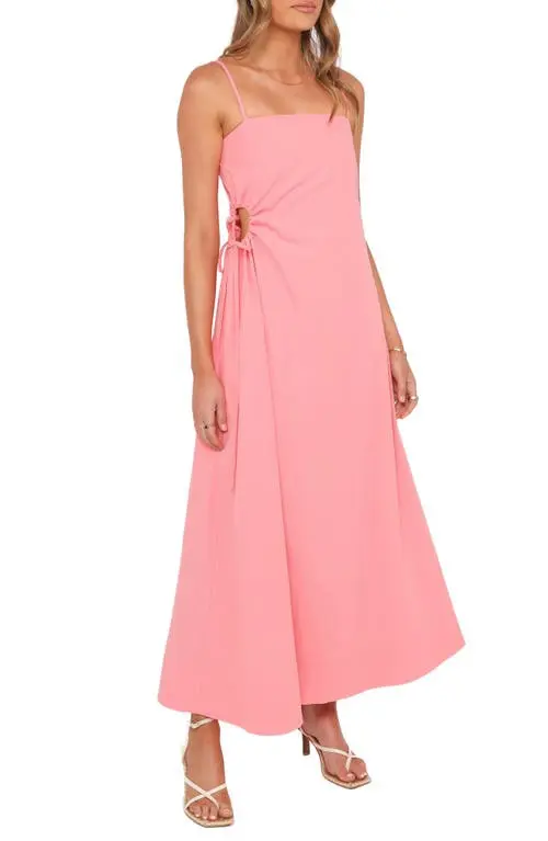 PETAL & PUP Corina Cutout Cotton Maxi Sundress