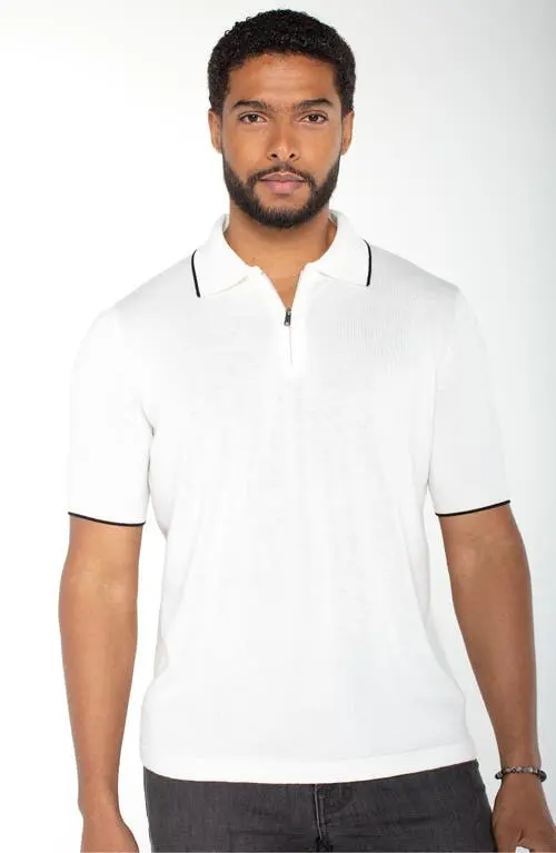 LIVERPOOL Tipped Zip Polo