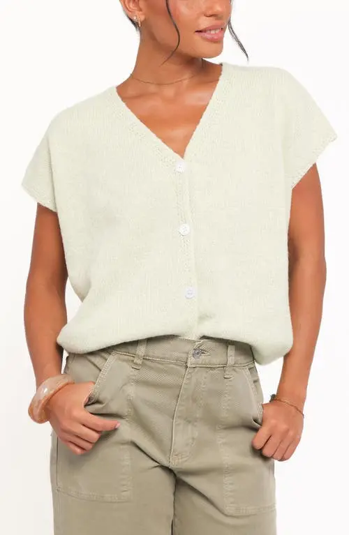 PETAL & PUP Mariana Knit Sweater Vest - Sage