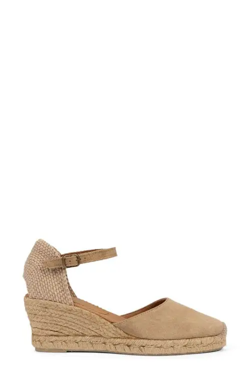 Penelope Chilvers Ankle Strap Espadrille Platform Wedge Pump