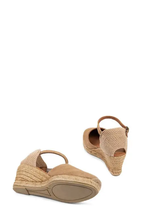 Penelope Chilvers Ankle Strap Espadrille Platform Wedge Pump