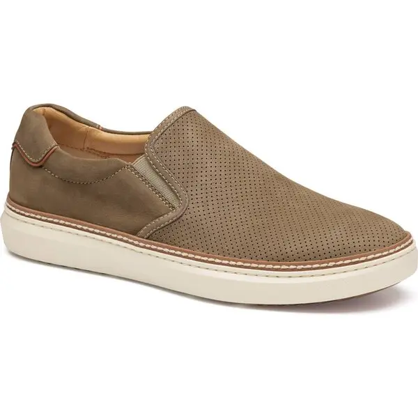 Johnston & Murphy Mcguffey 2 Slip-on Loafer - Taupe Nubuck