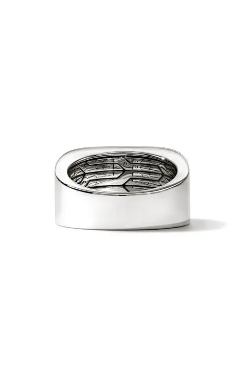 John Hardy Icon 50 Signet Ring - Silver