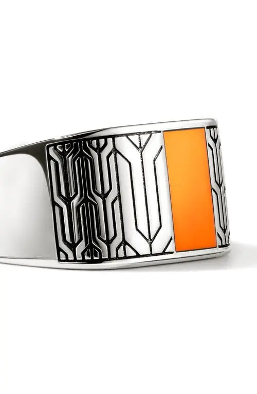 John Hardy Icon 50 Signet Ring - Silver