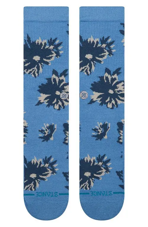 Stance Cotton Blend Crew Socks - Blue