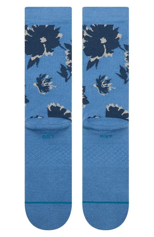 Stance Cotton Blend Crew Socks - Blue