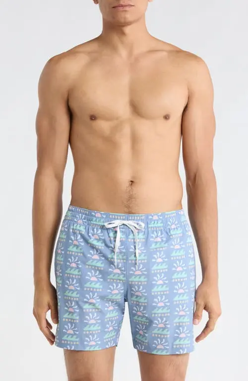 CHUBBIES 5.5-inch Swim Trunks - Dusty Blue