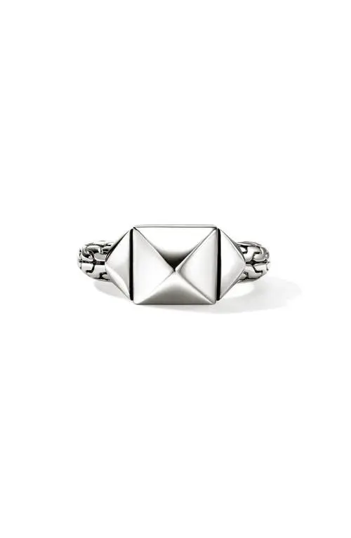 John Hardy Icon Stud Sterling Ring - Silver