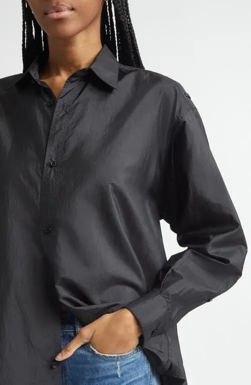 Brandon Maxwell The Keegan Relaxed Boyfriend Button-up Shirt
