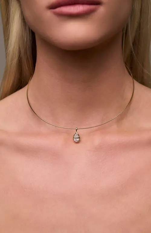 Lili Claspe Mara Pear Charm - Gold