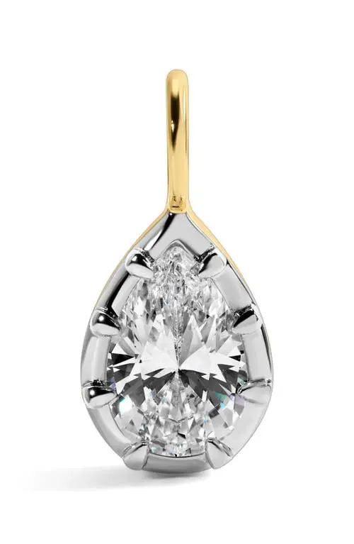 Lili Claspe Mara Pear Charm - Two Tone