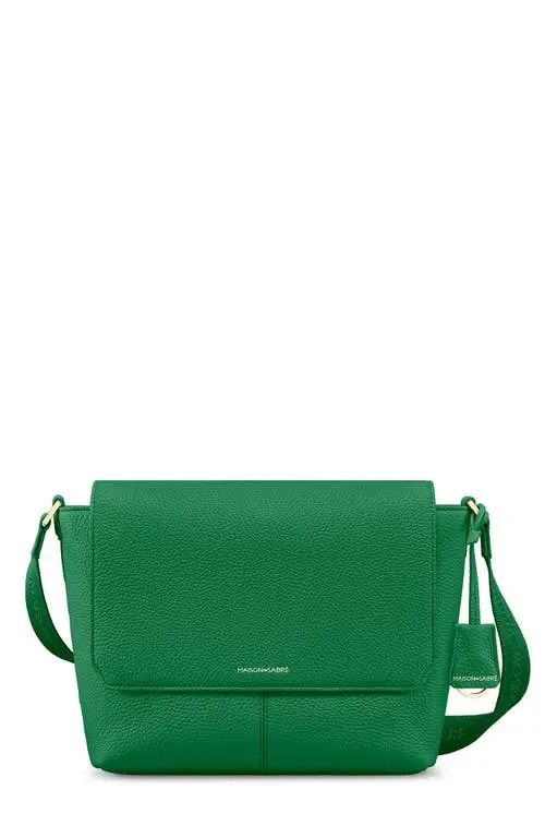 MAISON DE SABRE The Medium Flaire Messenger Bag - Emerald Green