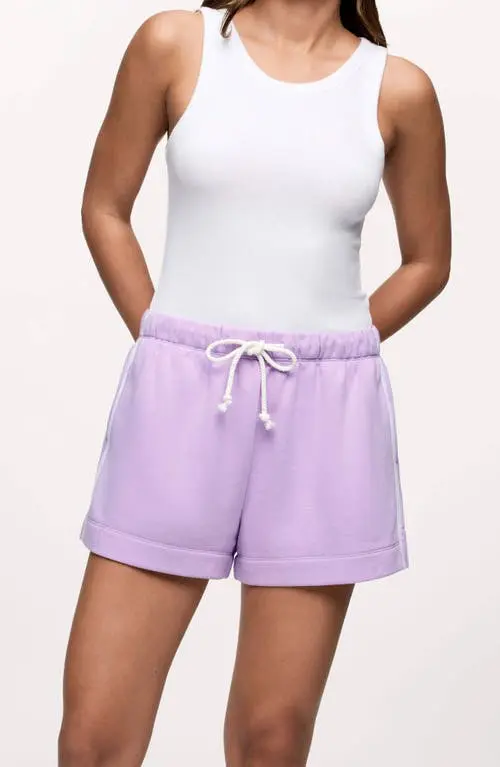NUUDS French Terry Track Shorts - Orchid
