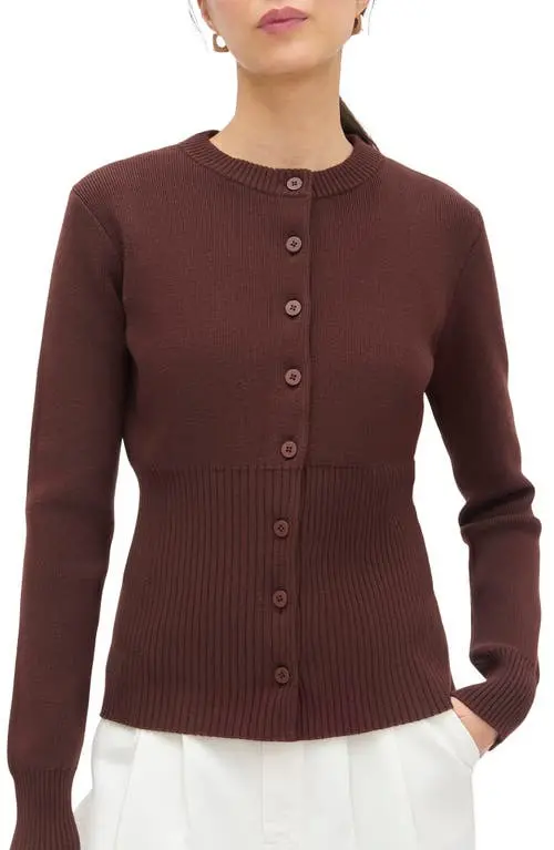 ALIGNE Ruby Cardigan - Chocolate