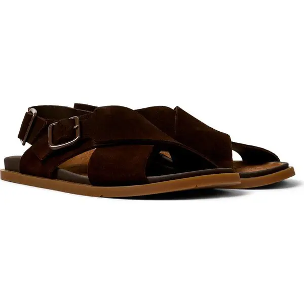 Camper Lluc X-strap Sandal - Medium Brown