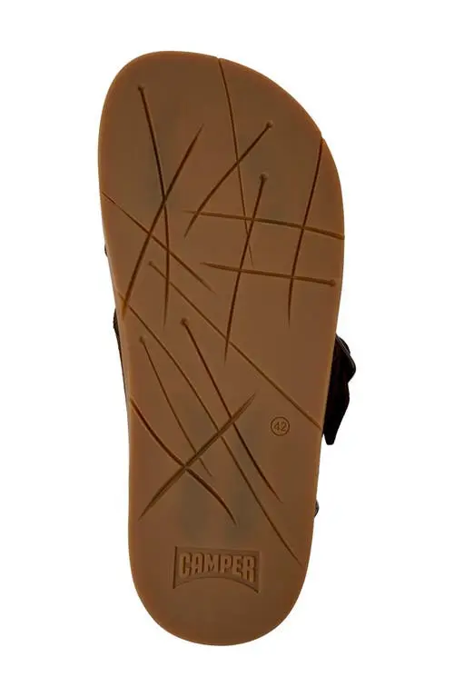 Camper Lluc X-strap Sandal - Medium Brown