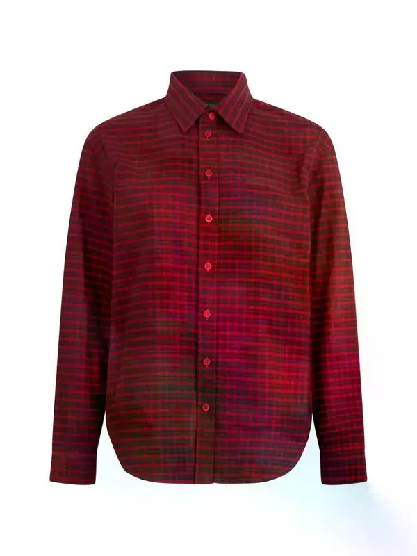 Balenciaga Checked Buttoned Shirt