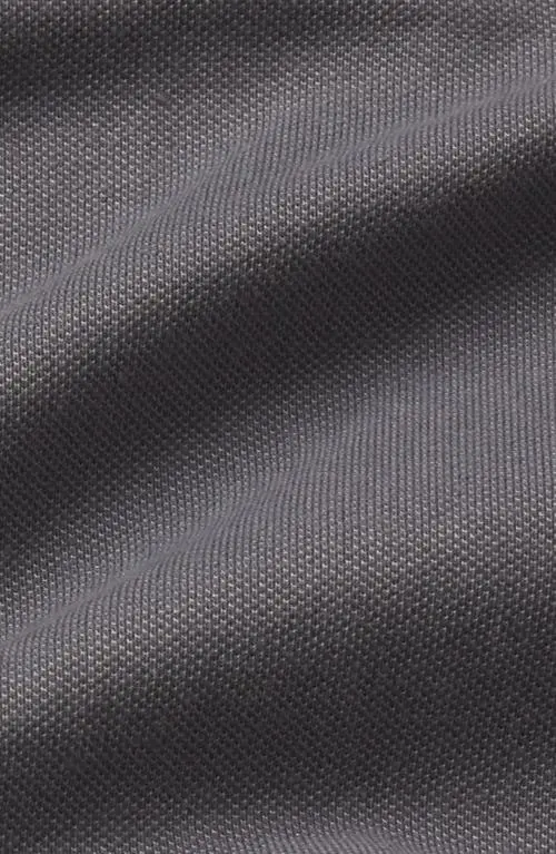 JACK ARCHER Clubhouse Pique Polo - Charcoal Gray