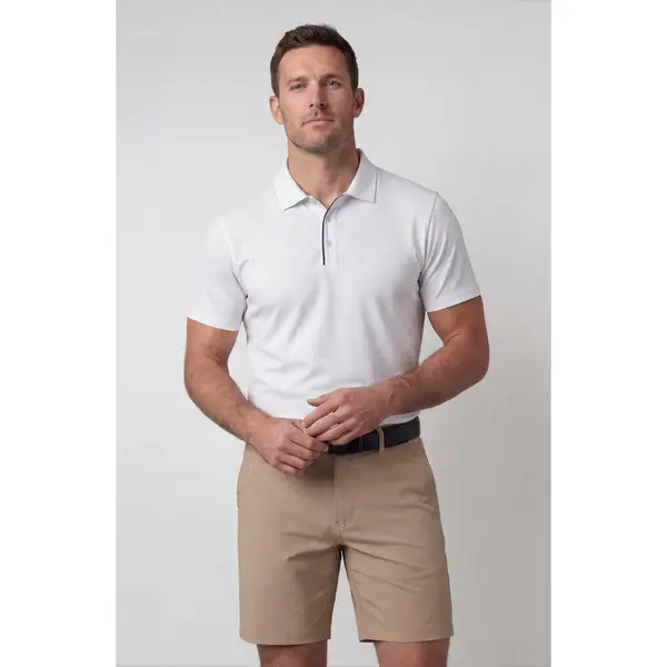 JACK ARCHER Clubhouse Performance Polo - White Driveline
