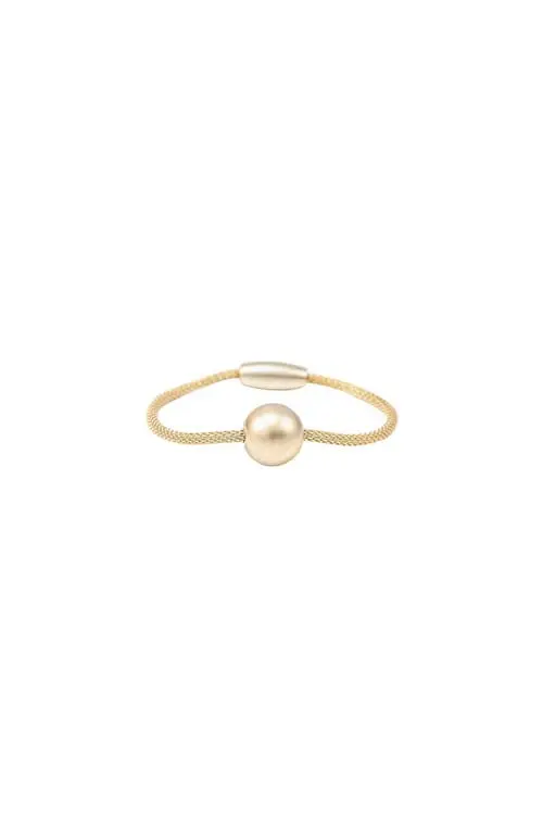 BEARFRUIT JEWELRY Marina Magnetic Sphere Bracelet - Gold