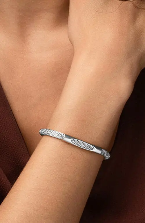 BEARFRUIT JEWELRY Mila Magnetic Bar Bracelet - Silver