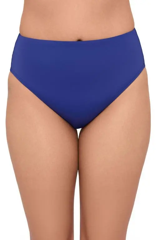 S3 APPAREL High Leg High Rise Bikini Bottoms - Indigo