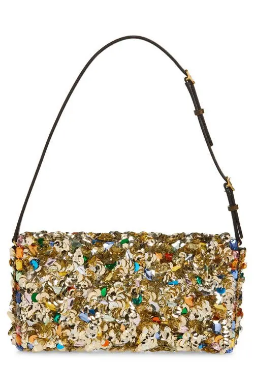 Valentino Garavani Embellished Shoulder Bag - Multi Silver
