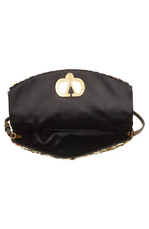 Valentino Garavani Embellished Shoulder Bag - Multi Silver