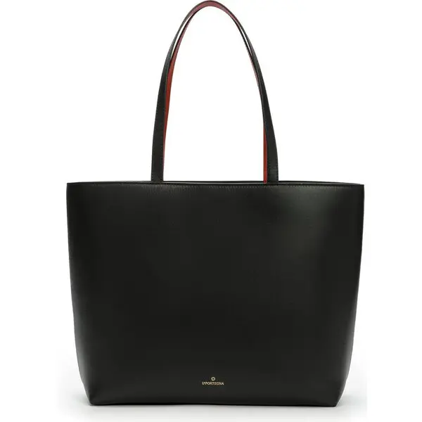 LA PORTEGNA Olivia Vegetable-tanned Leather Tote