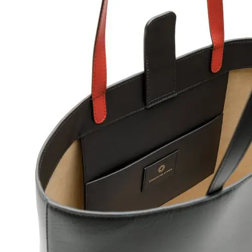 LA PORTEGNA Olivia Vegetable-tanned Leather Tote