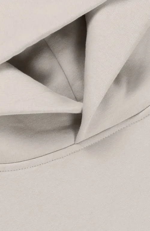 DALIX Heartly Ghost Midweight Fleece Relaxed Cropped Hoodie