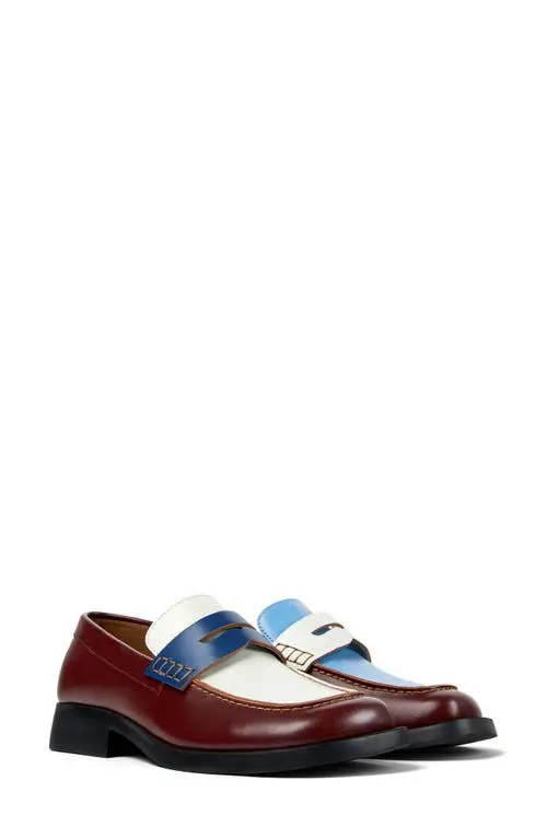 Camper Donna Twins Mismatch Penny Loafer - Red - Assorted