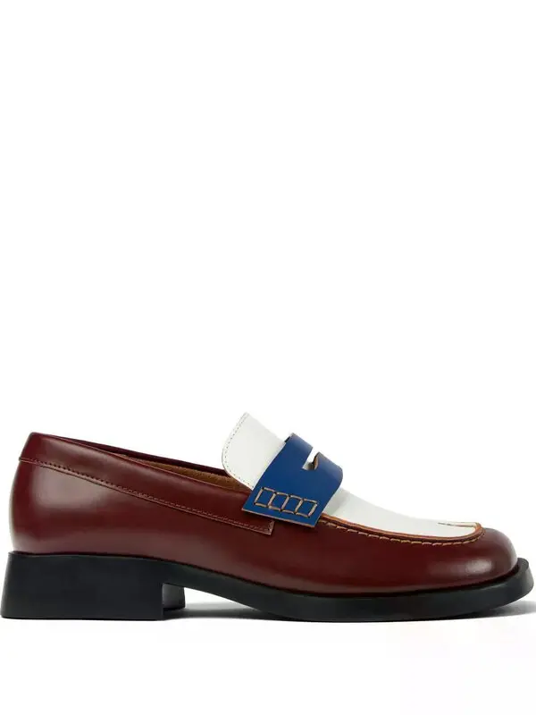 Camper Twins Leather Loafers