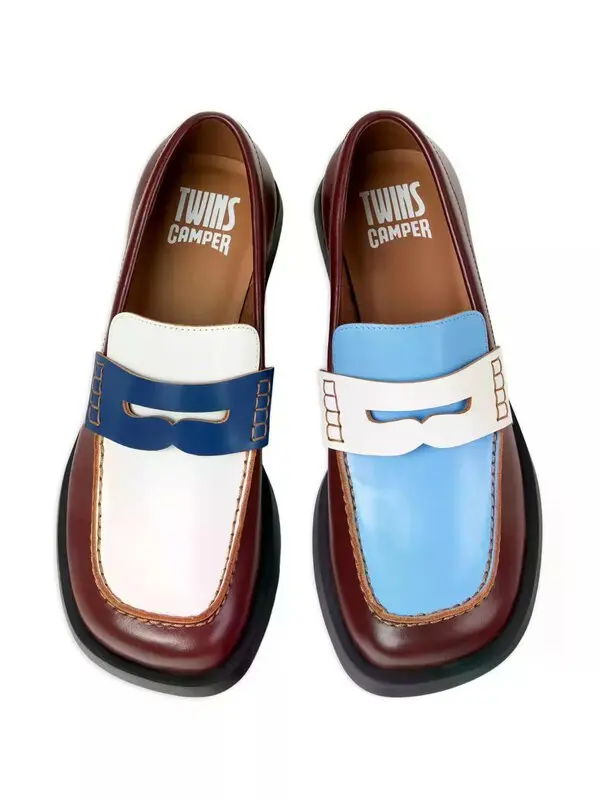 Camper Twins Leather Loafers