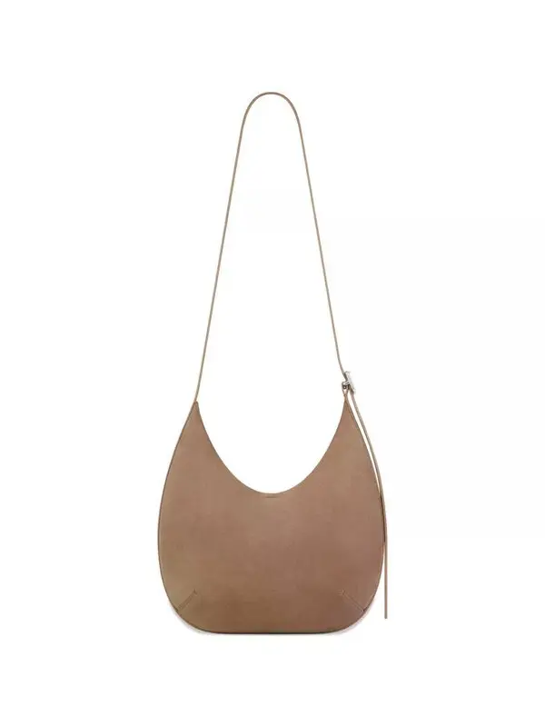 COURREGES Small Logo-plaque Shoulder Bag - Neutrals