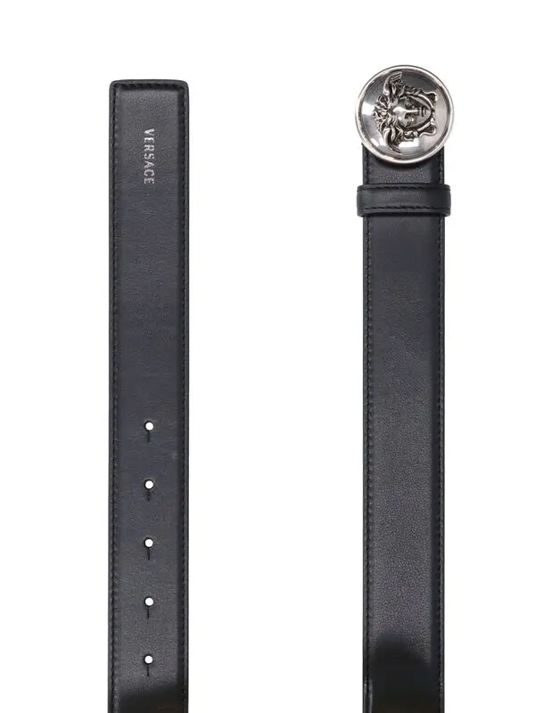 Versace Medusa Biggie Belt - Black