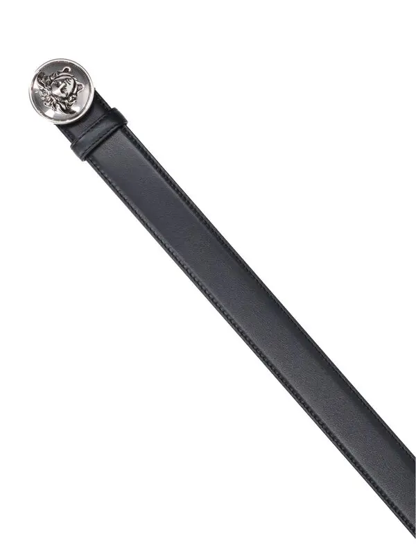 Versace Medusa Biggie Belt - Black