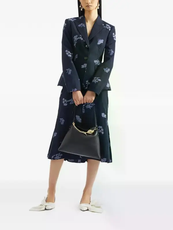 Erdem Floral Single-breasted Blazer