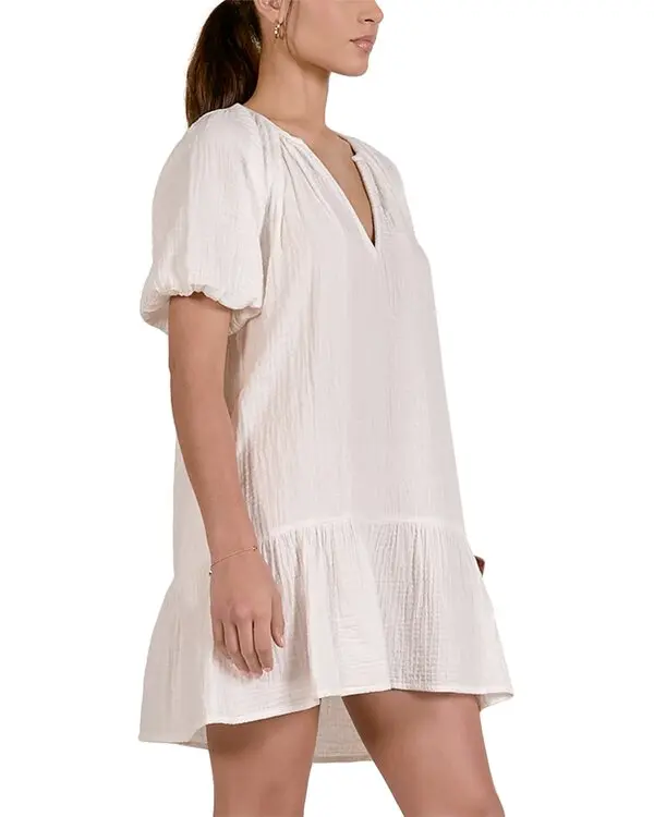 Elan Textured Dress Swim Cover-up