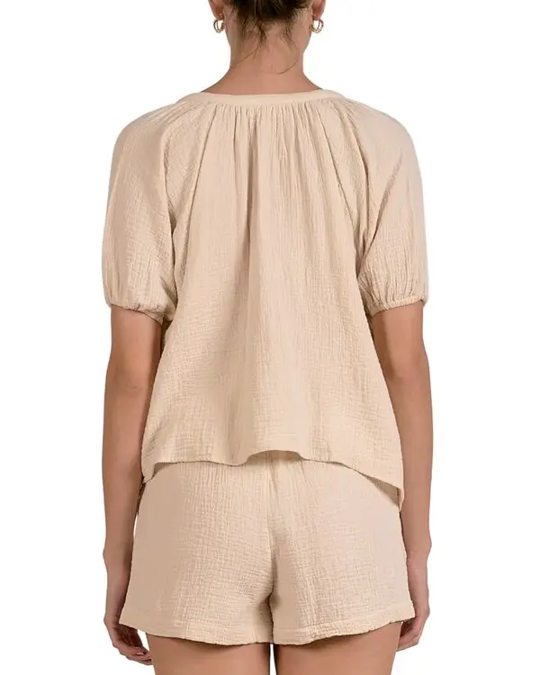 Elan Short Sleeve Shirt Swim Cover-up
