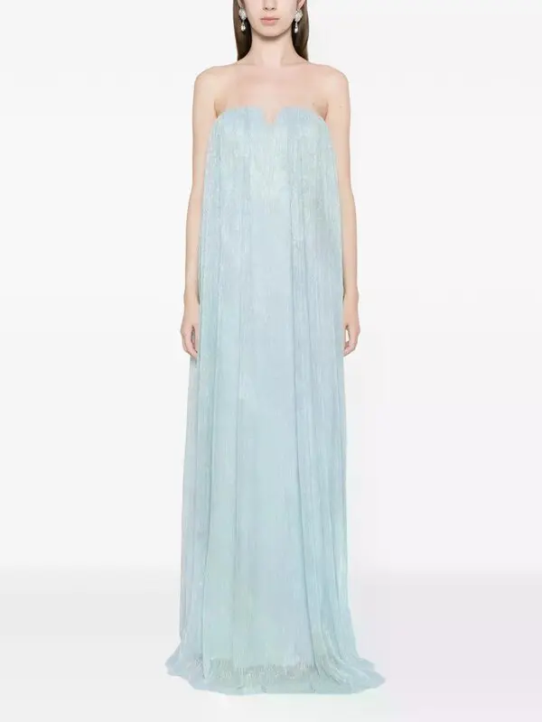 L'IDEE Aphrodite Pleated Maxi Dress