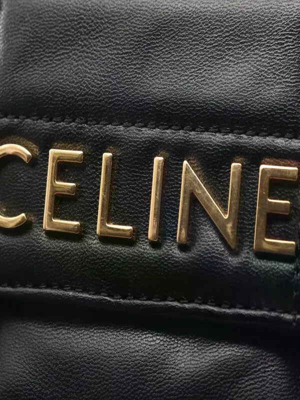 Celine 2010-2026 Matelasse Goatskin Chain Shoulder Bag