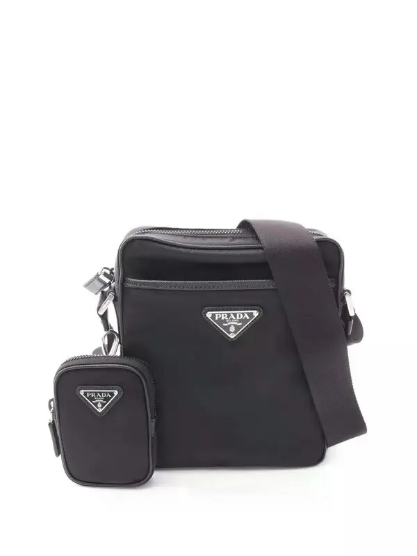 Prada Tessuto Saffiano Crossbody Bag