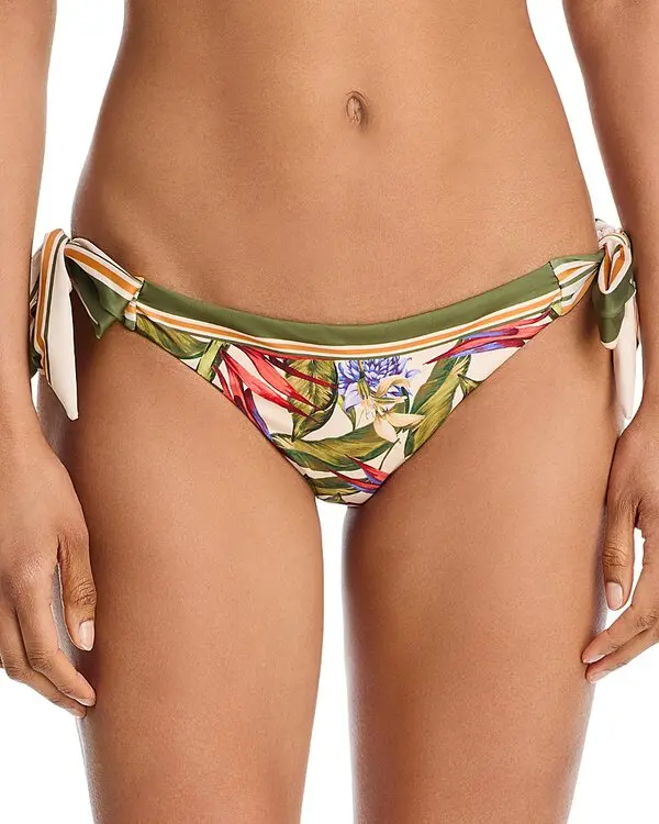 Farm Rio Strilitzia Basic Bow Bikini Bottom - Light Blush