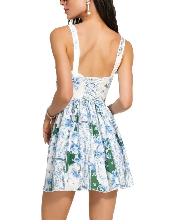 Agua Bendita Spring Ivy Mini Dress - Multi