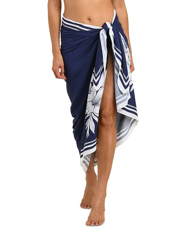 La Blanca Mariner Pareo Swim Cover-up - Indigo