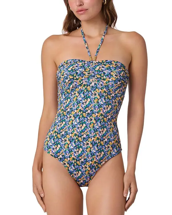 Shoshanna Halter Strap One-piece Swimsuit - Multi